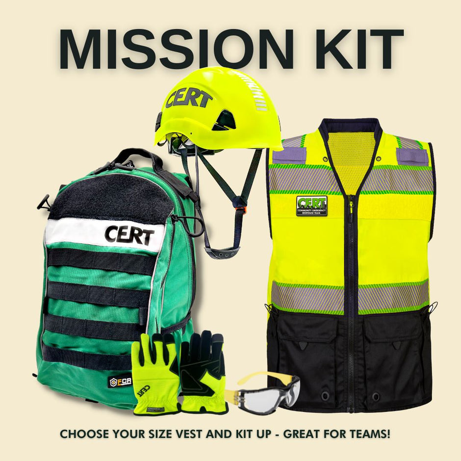 CERT Gear and Preassembled Kits – First Class Responder