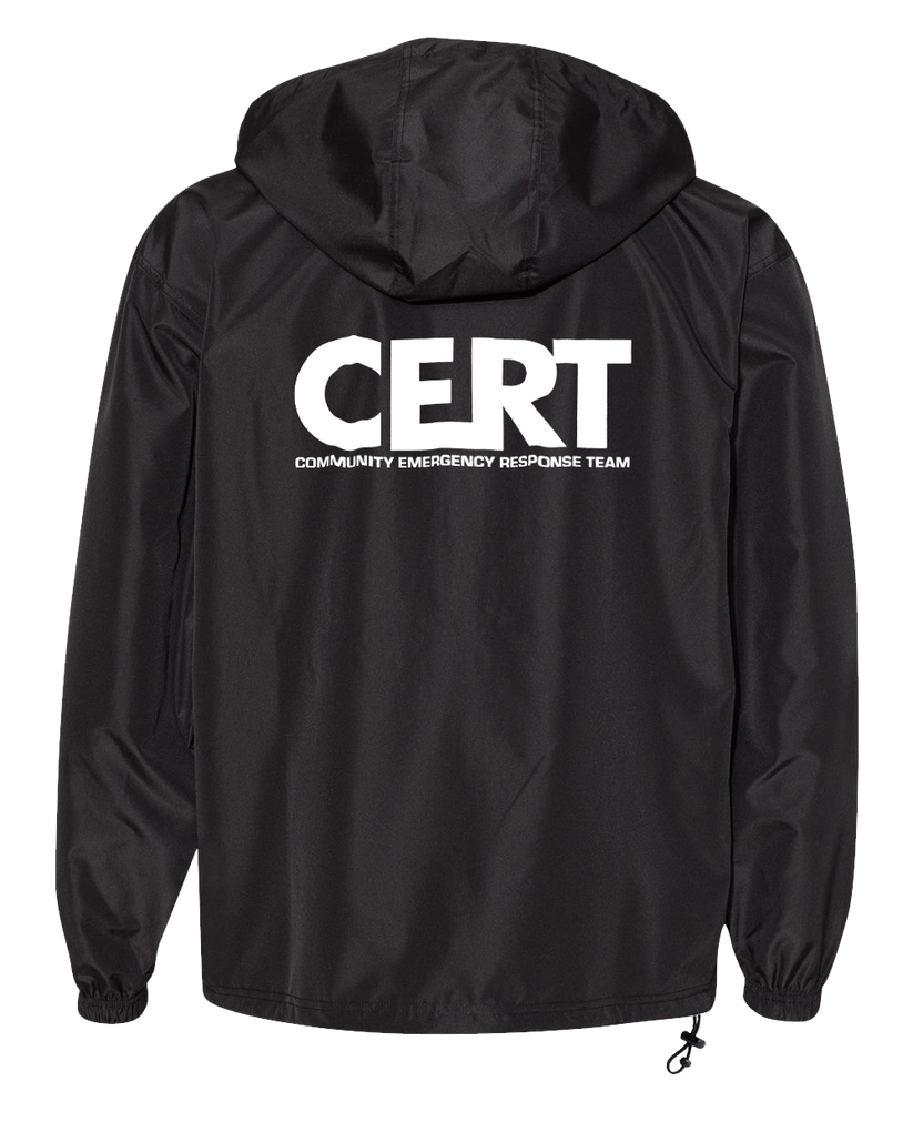 Packable Lightweight CERT Rain Jacket – First Class Responder