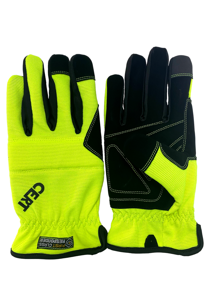 CERT Hi Vis Work Gloves – First Class Responder