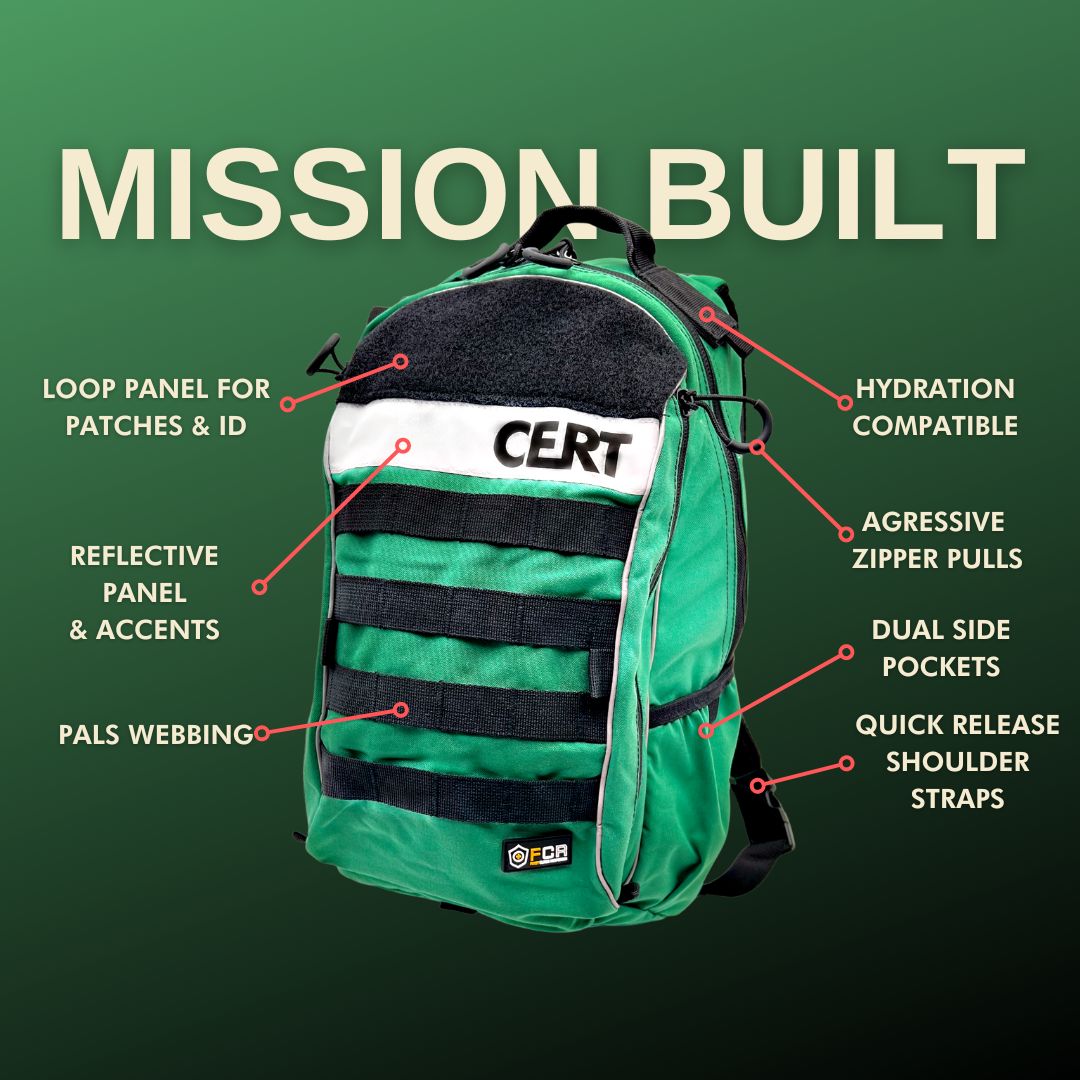 Grad Bag CERT Backpack – First Class Responder